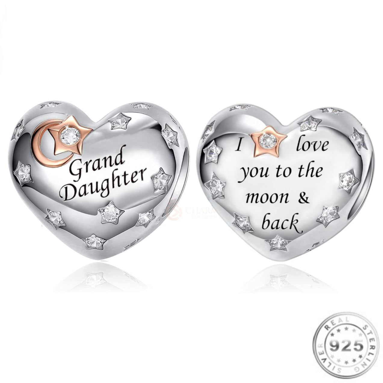Grand Daughter Bracelets 925 Silver Bracelets Charms Kingdom
